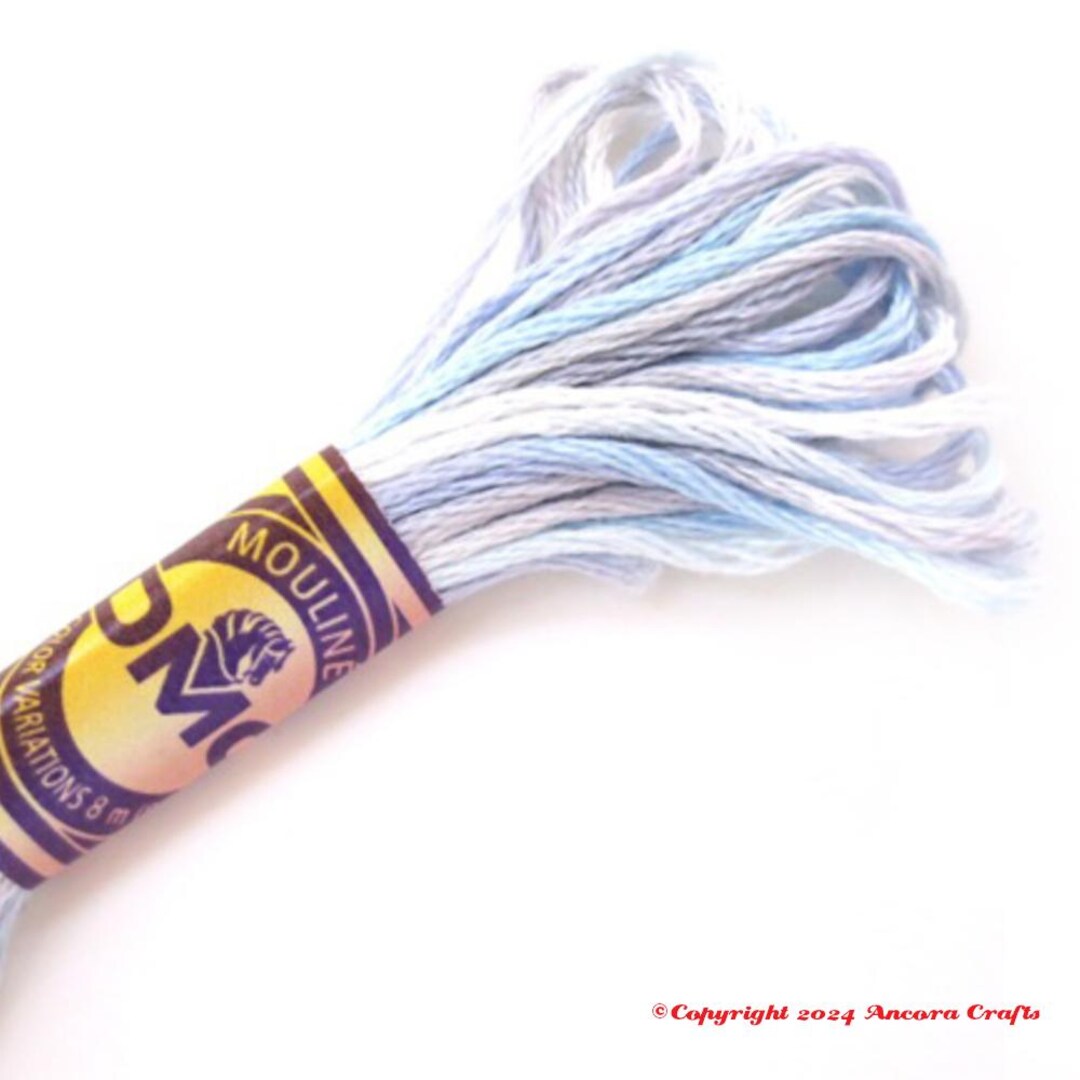 DMC 4010 Variegated Embroidery Floss Winter Sky - Etsy