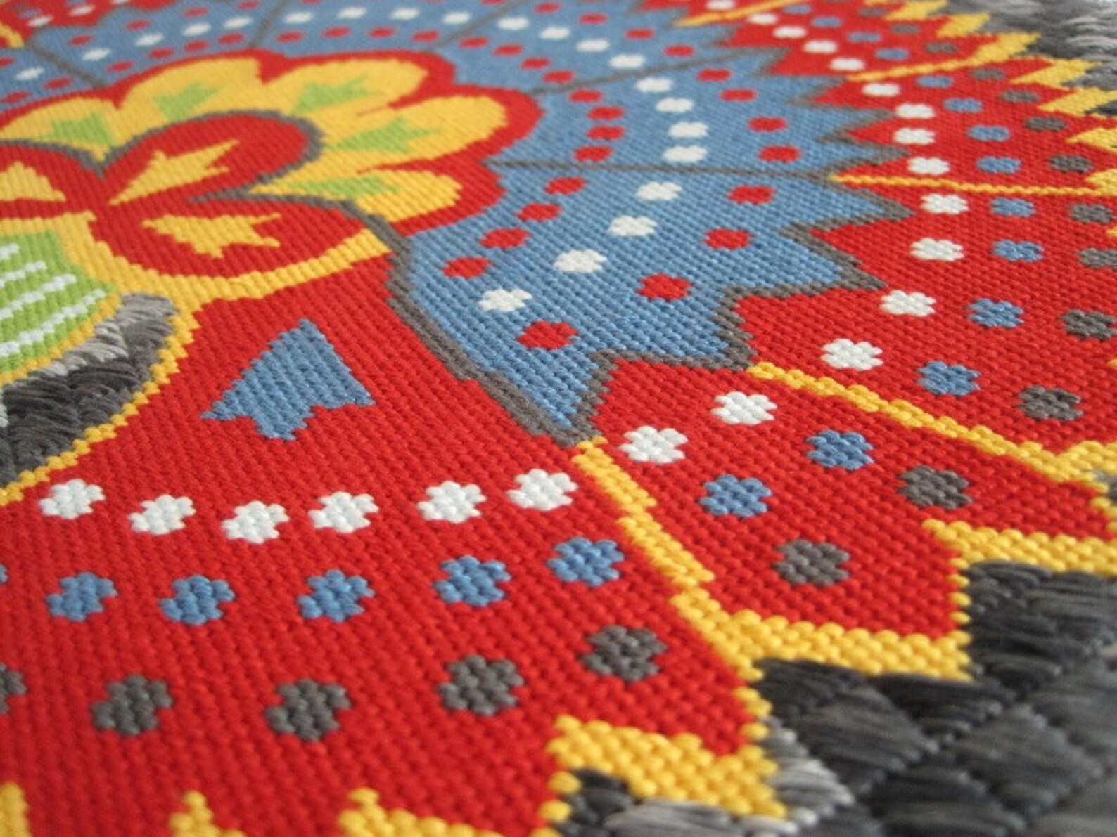 Persian Flower Cross Stitch and Needlepoint Pattern PDF - Etsy