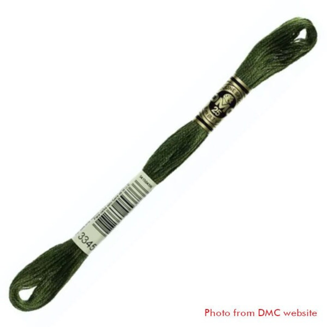 DMC 3345 Floss - 6 Strand Embroidery Floss - Dark Hunter Green - Etsy