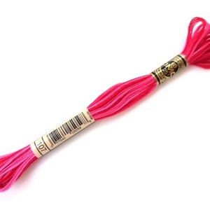 DMC 107 Variegated Embroidery Floss Red Carnation Shaded Ombre - Etsy