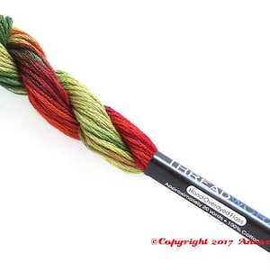 Threadworx 1044 Variegated Embroidery Floss Chili Peppers - Etsy