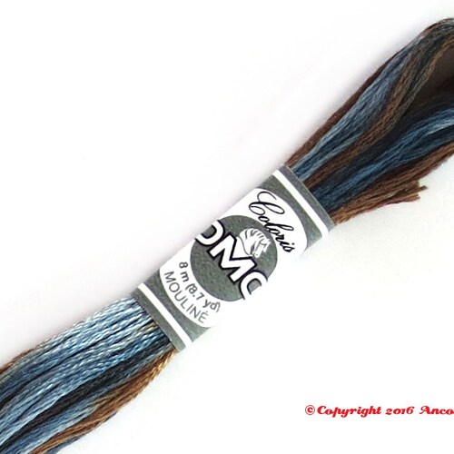 DMC 92 Variegated Embroidery Floss Green Shaded Ombre - Etsy