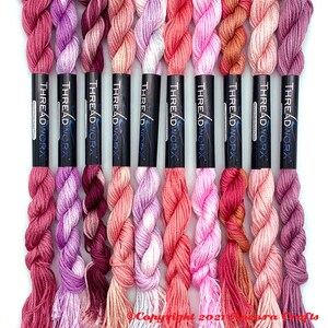 Threadworx 10961 Variegated Embroidery Floss Rosy Pink - Etsy