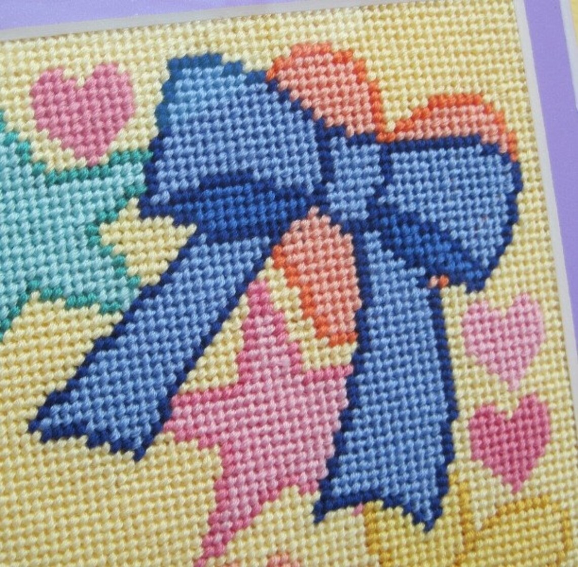 Girly Girl Cross Stitch Pattern and Needlepoint Pattern PDF - Etsy