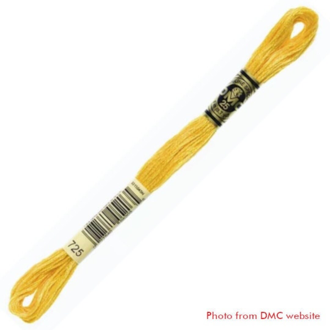 DMC 725 Floss - 6 Strand Embroidery Floss - Topaz - Etsy