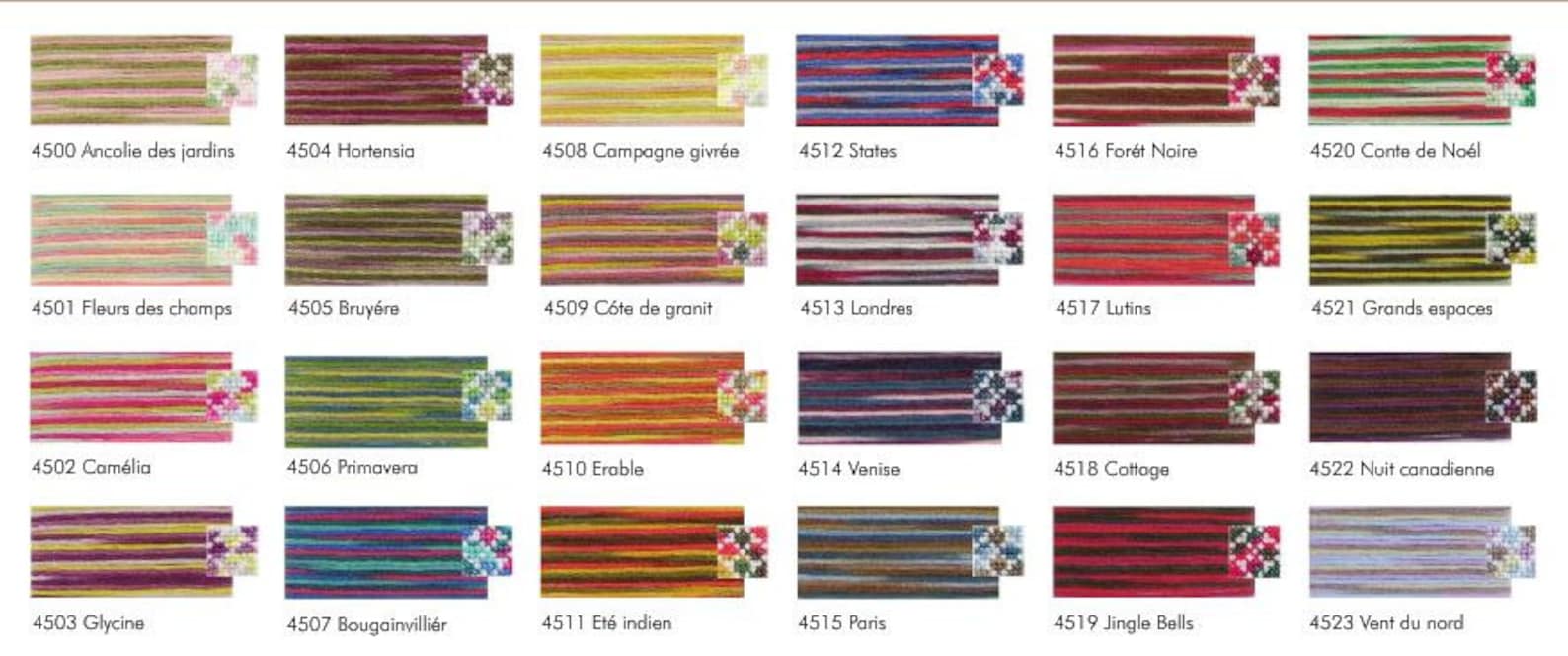 DMC 4518 Coloris Variegated 6 Strand Floss Cottage - Etsy