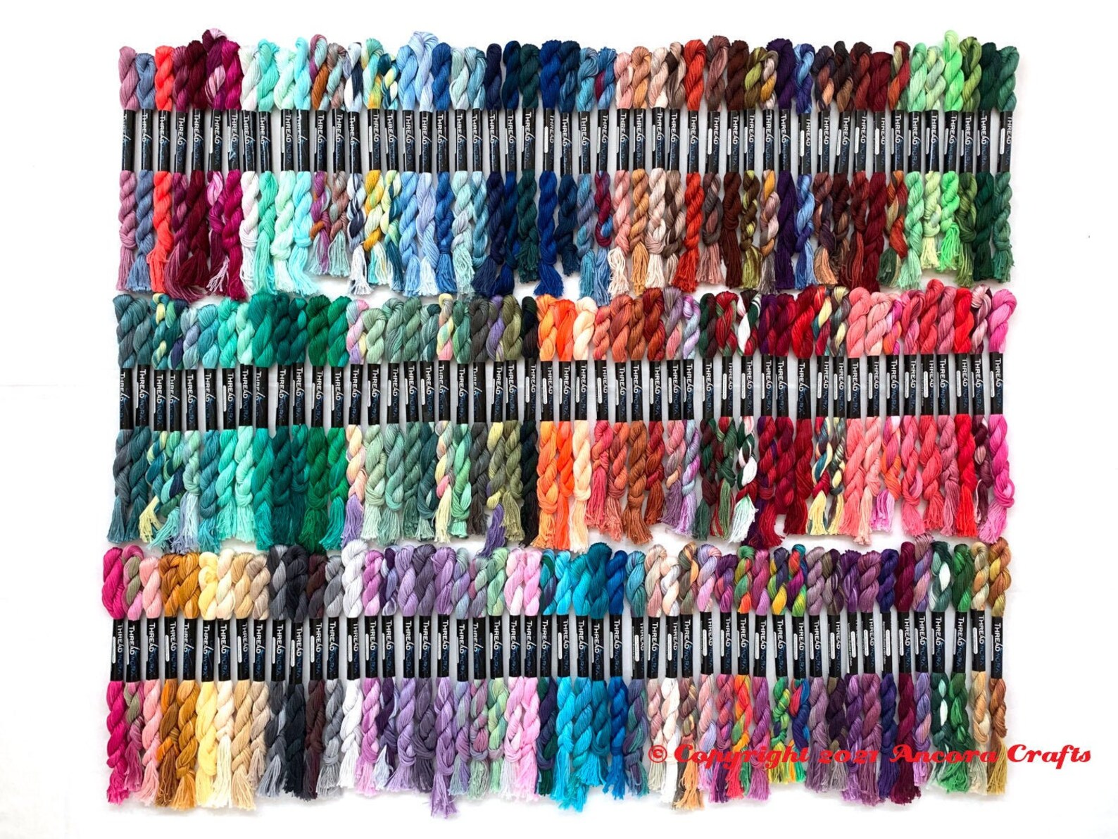 Threadworx Collection 150 Colors Variegated Embroidery Floss - Etsy