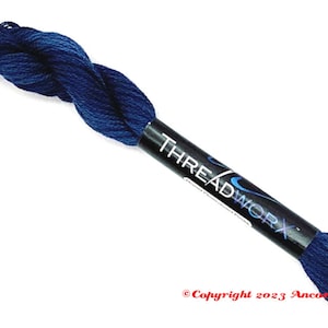 Threadworx 10249 Variegated Embroidery Floss Navy Blue Jeans - Etsy