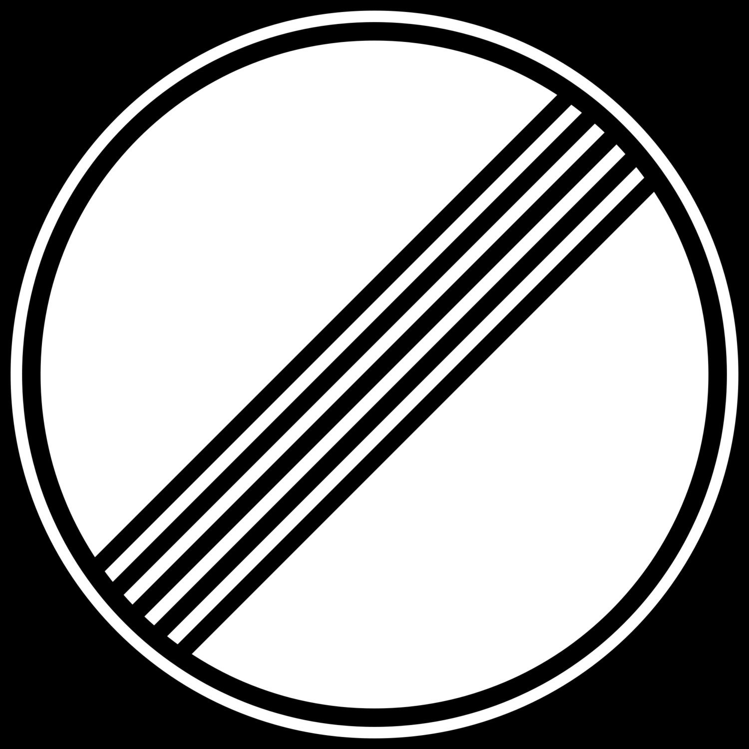 No Speed Limit Cross Stitch Pattern Road Sign PDF | Etsy