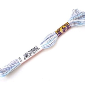 DMC 4010 Variegated Embroidery Floss Winter Sky - Etsy
