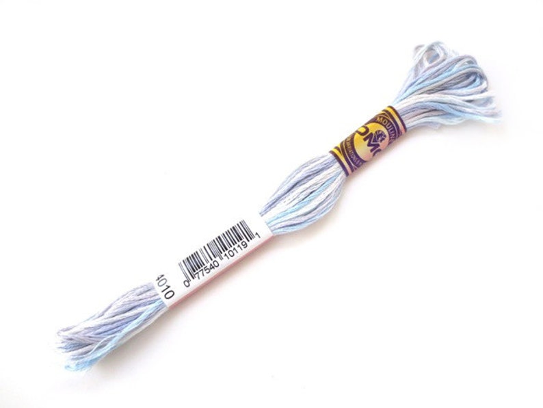 DMC 4010 Variegated Embroidery Floss Winter Sky - Etsy