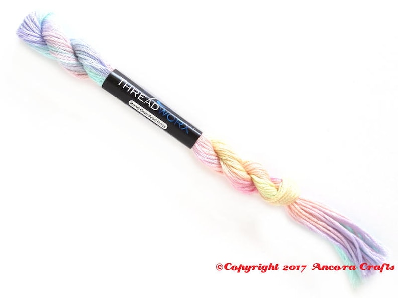 Threadworx 10592 Variegated Rainbow Embroidery Floss Wildflowers - Etsy
