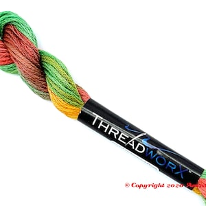 Threadworx 11511 Variegated Embroidery Floss Jam Rock - Etsy