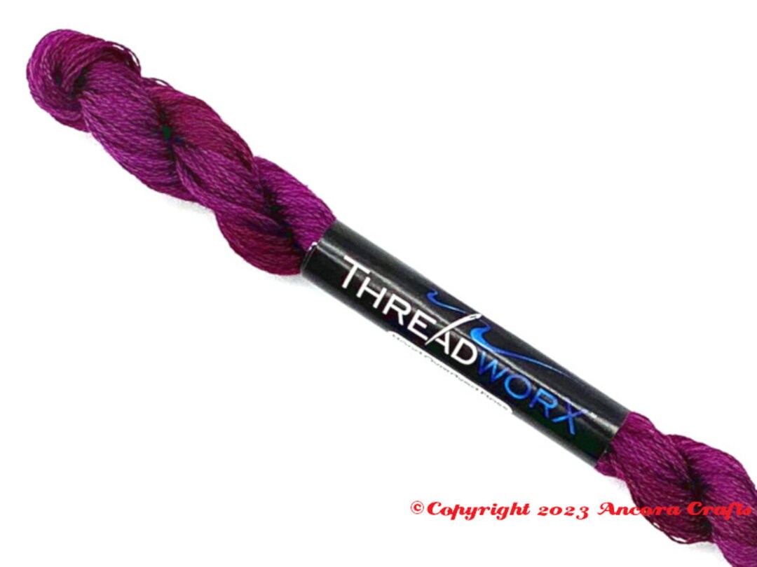 Threadworx 11585 Variegated Embroidery Floss Dark Magenta - Etsy