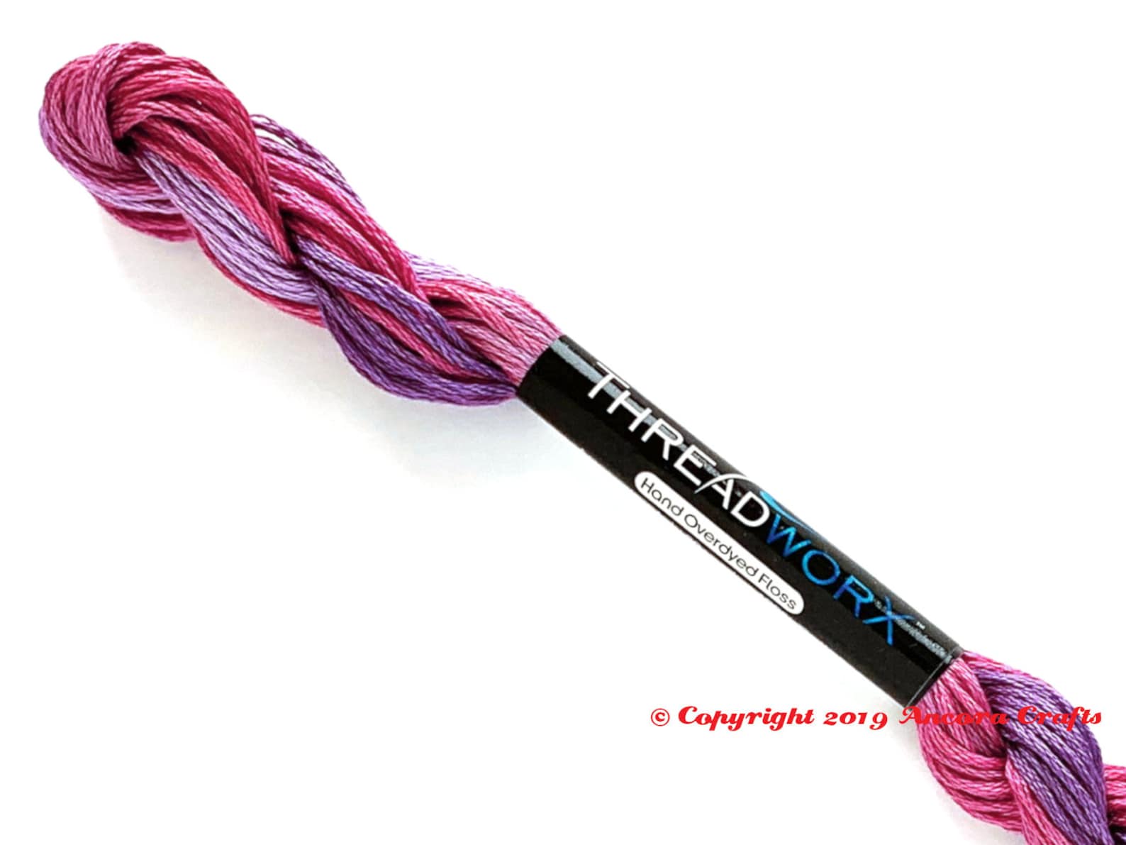 Threadworx Bright Pink Collection - 10 Colors Variegated Embroidery ...