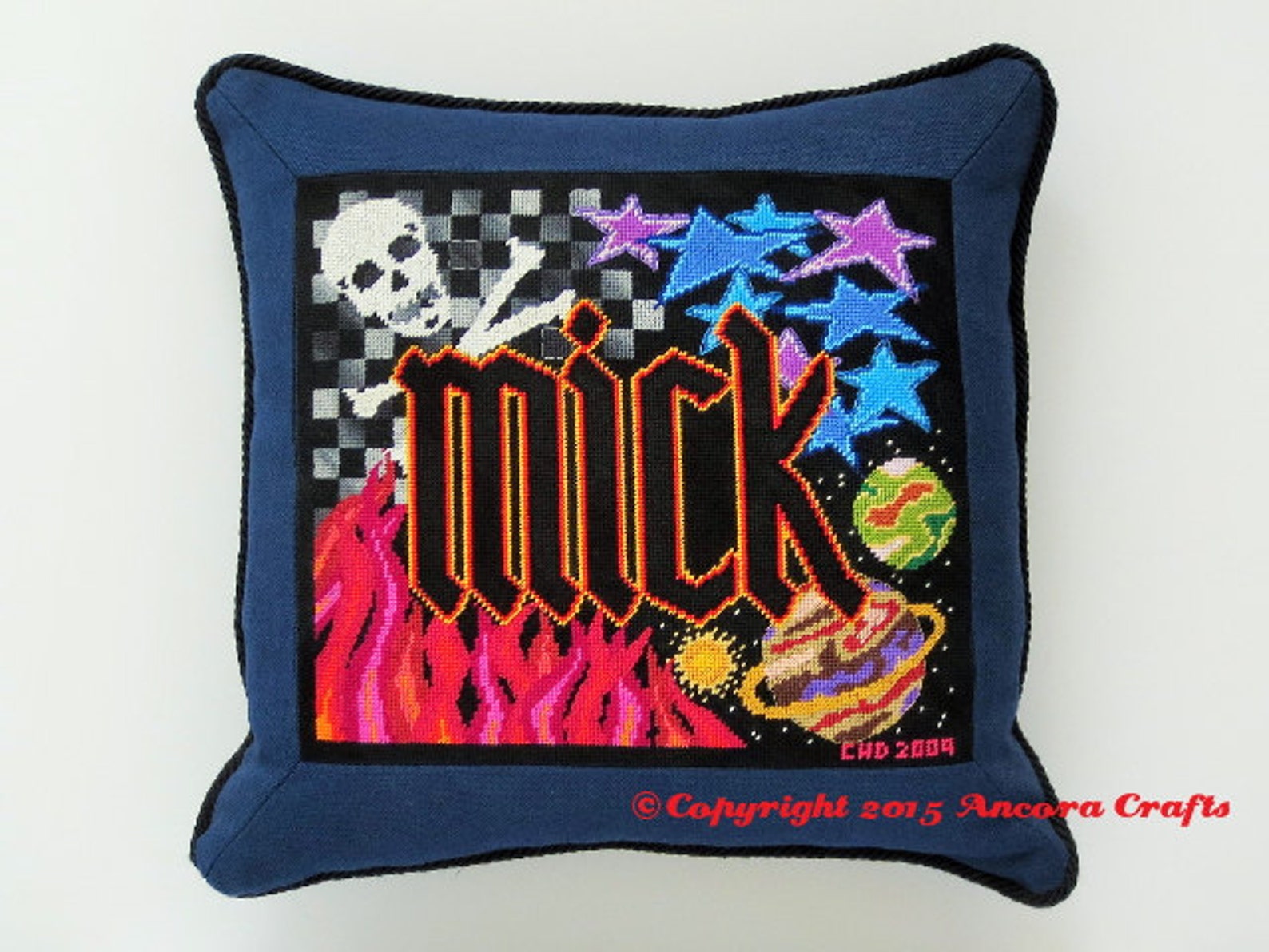 Rock on Cross Stitch Pattern and Needlepoint Pattern PDF - Etsy