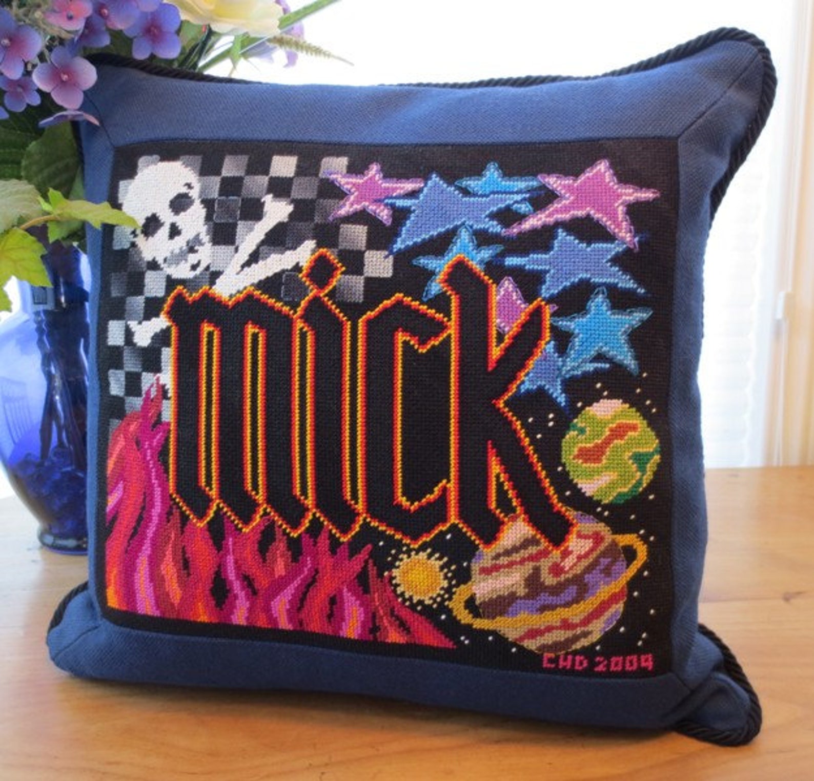 Rock on Cross Stitch Pattern and Needlepoint Pattern PDF - Etsy