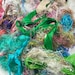 1 Oz Sari Silk Threads W/ribbon Pieces Boho Junk Journal Fiber Beads ...
