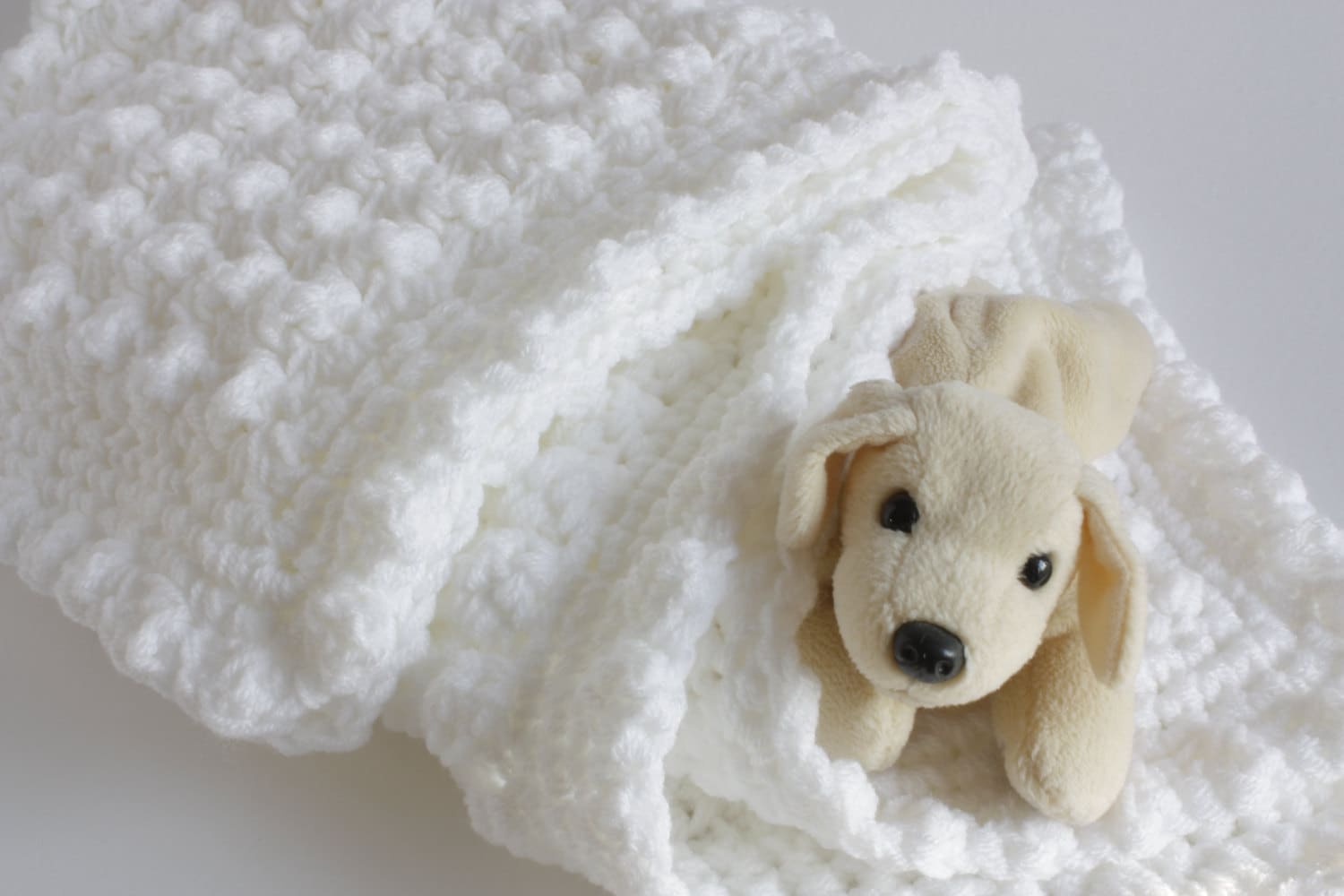 White Crochet Baby Blanket Newborn Baby Blanket Baby Boy - Etsy