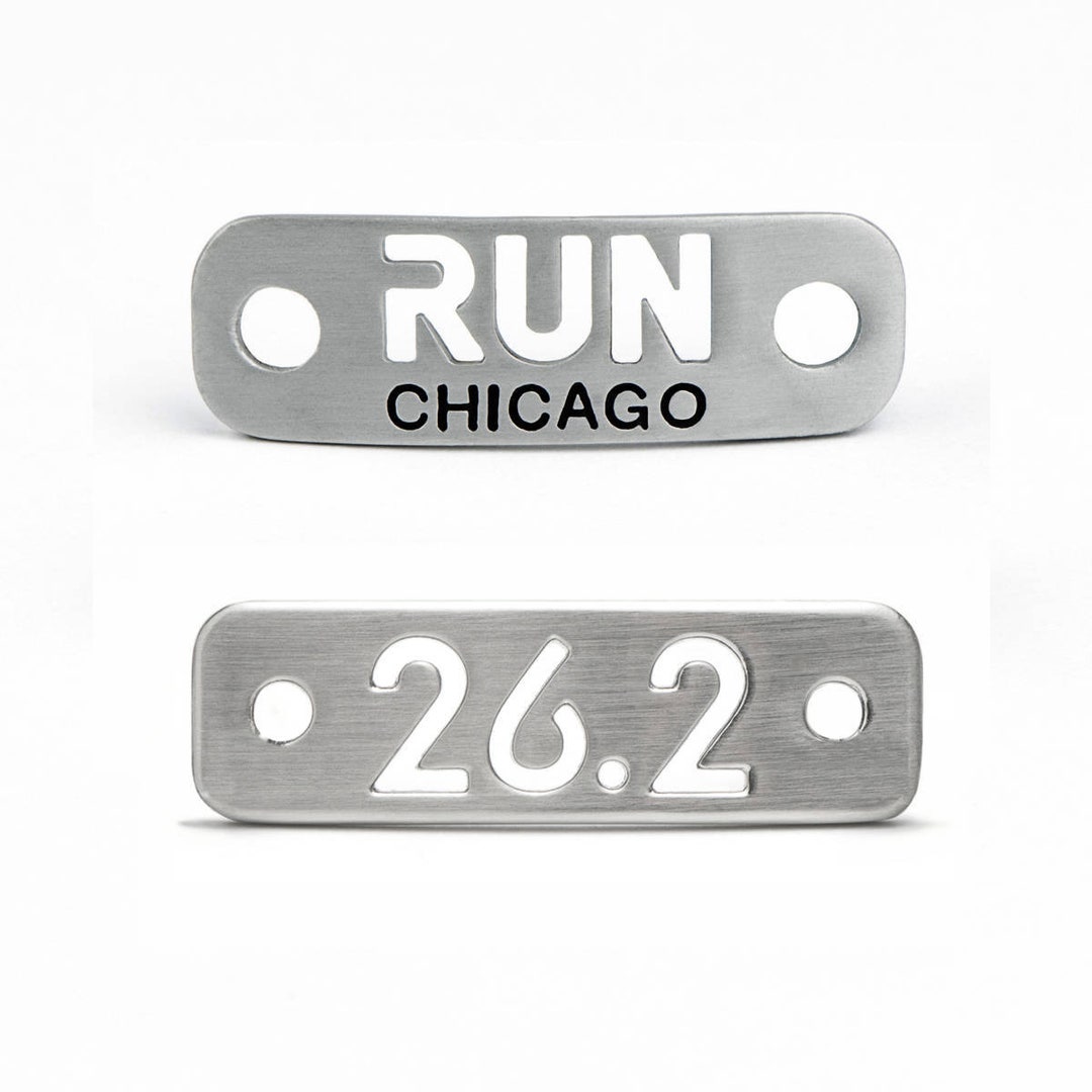 RUN Chicago & 26.2 Marathon Shoe Tag Bundle ATHLETE INSPIRED Running ...