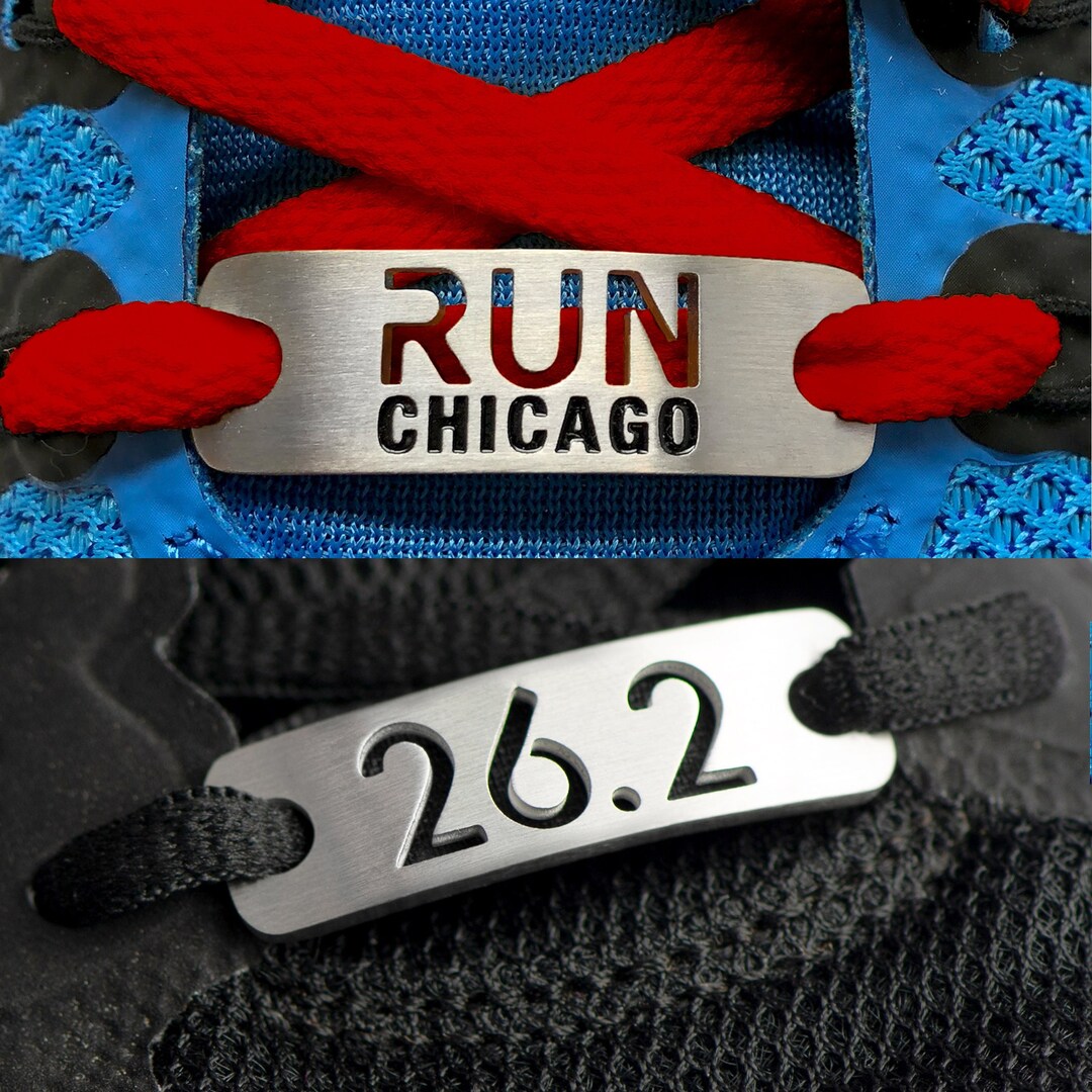 RUN Chicago & 26.2 Marathon Shoe Tag Bundle ATHLETE INSPIRED Running ...
