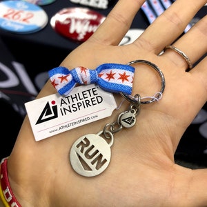 Chicago Marathon Keychain, ATHLETE INSPIRED Runner Keychain, Marathon ...