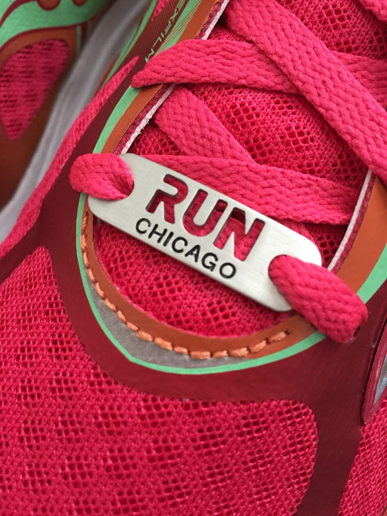 RUN Chicago & 13.1 Half Marathon Shoe Tag Set ATHLETE INSPIRED | Etsy