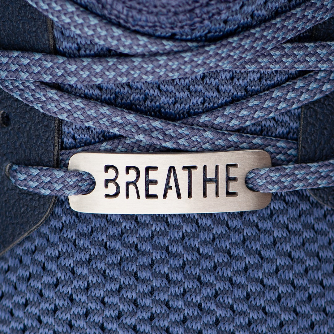 BREATHE Running Shoe Tag, Inspiration, BREATHE Shoe Charm, Gifts for ...