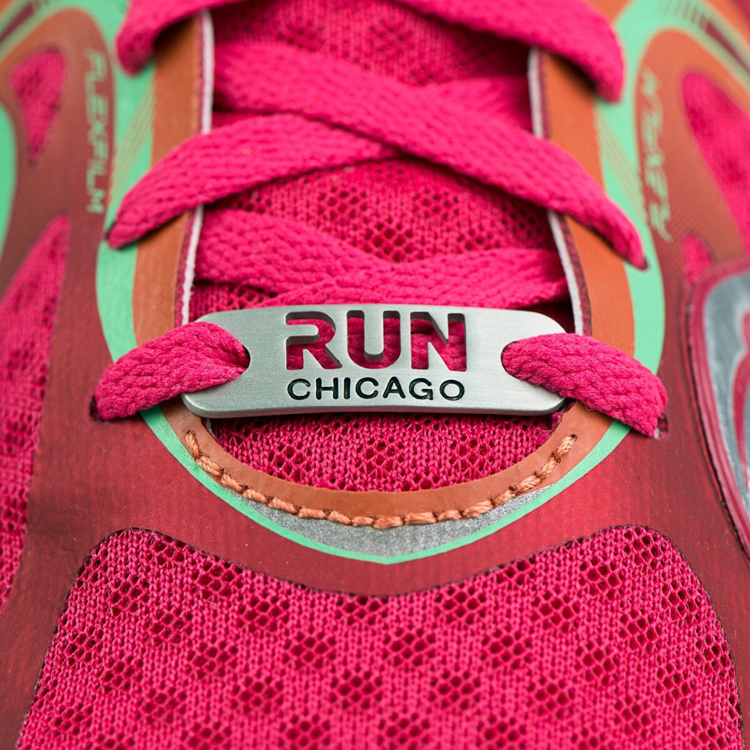 RUN Chicago - Running Shoe Tag From ATHLETE INSPIRED, Gift for Chicago ...