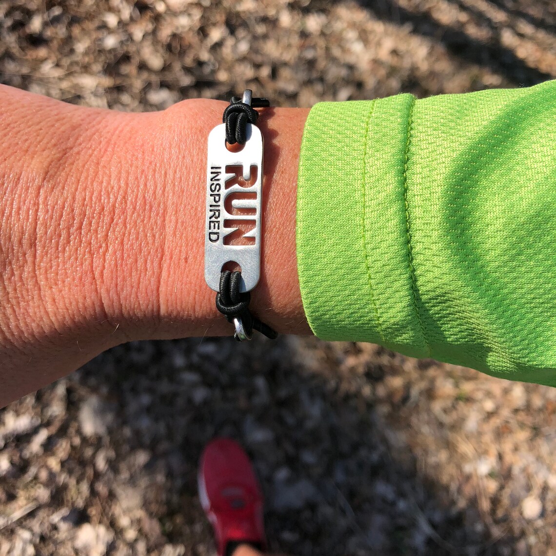 RUN Inspired Bracelet ATHLETE INSPIRED Avail: Black or - Etsy