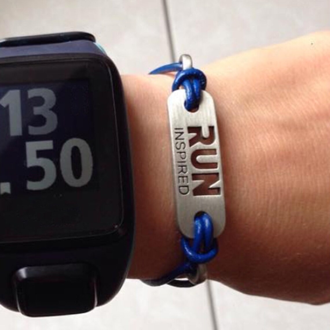 RUN Inspired Bracelet ATHLETE INSPIRED Avail: Black or - Etsy