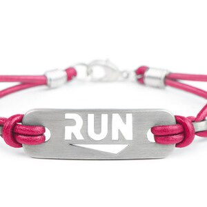 RUN - Running Bracelet: Multicolor, Black, & Pink, ATHLETE INSPIRED ...