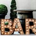 18 Marquee Sign 3pc BAR SIGN Marquee Letters Personalized Custom Metal ...