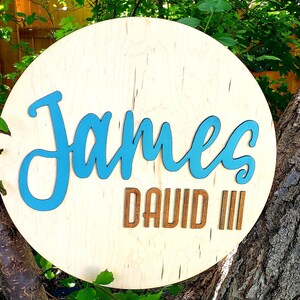 Custom Wood Nursery Name Sign, Personalized Baby Room Decor Handmade - Etsy