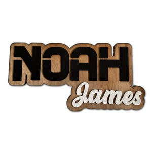 Custom Wooden Layered Sign With 3D Text Lights Marquee ~wedding Sign ...