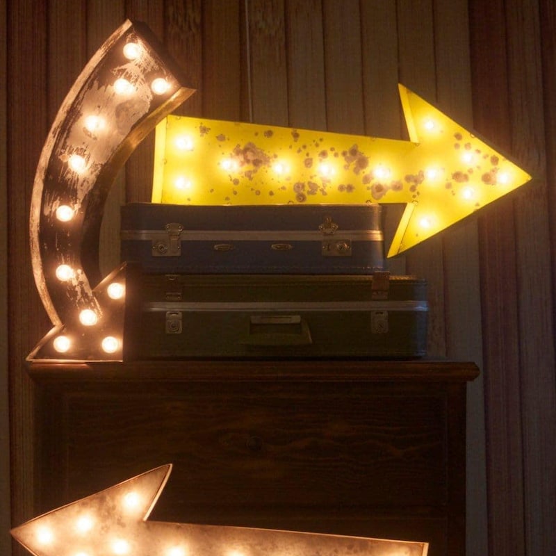 Vintage Arrow Sign - Etsy