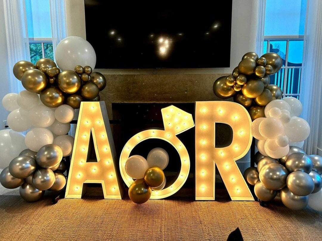 Marquee Sign Wedding Engagement Ring Marquee... Weddings Wedding Party ...