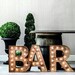 Custom 18" Metal Marquee Sign, 4 Letter Word - Etsy