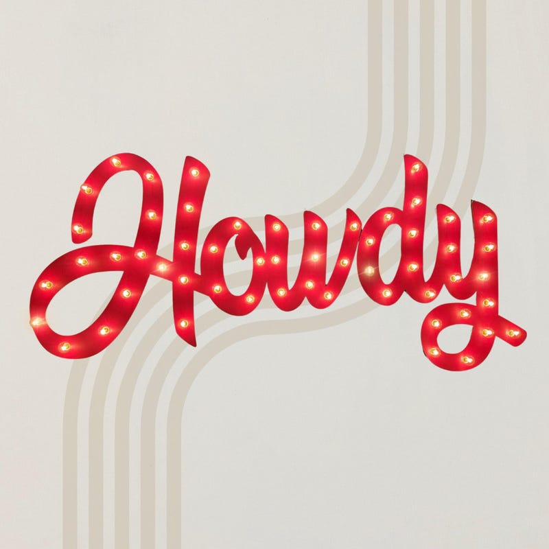 Howdy Sign - Etsy