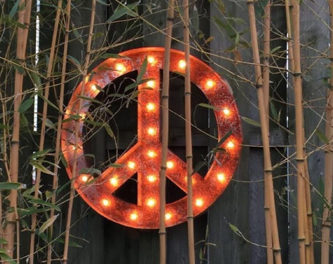 The Giant Peace Sign - Etsy