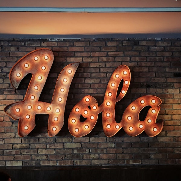 Metal Marquee Sign - Etsy