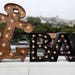 Sale Big Metal Marquee Lighted Sign Letters Metal Steel Large Script ...