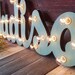 Marquee Sign Name Custom Personalized Lighted Sign Marquee Letters Wood ...