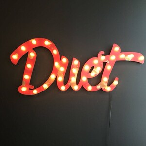 Marquee Sign Name Custom Personalized Lighted Sign Marquee Letters Wood ...