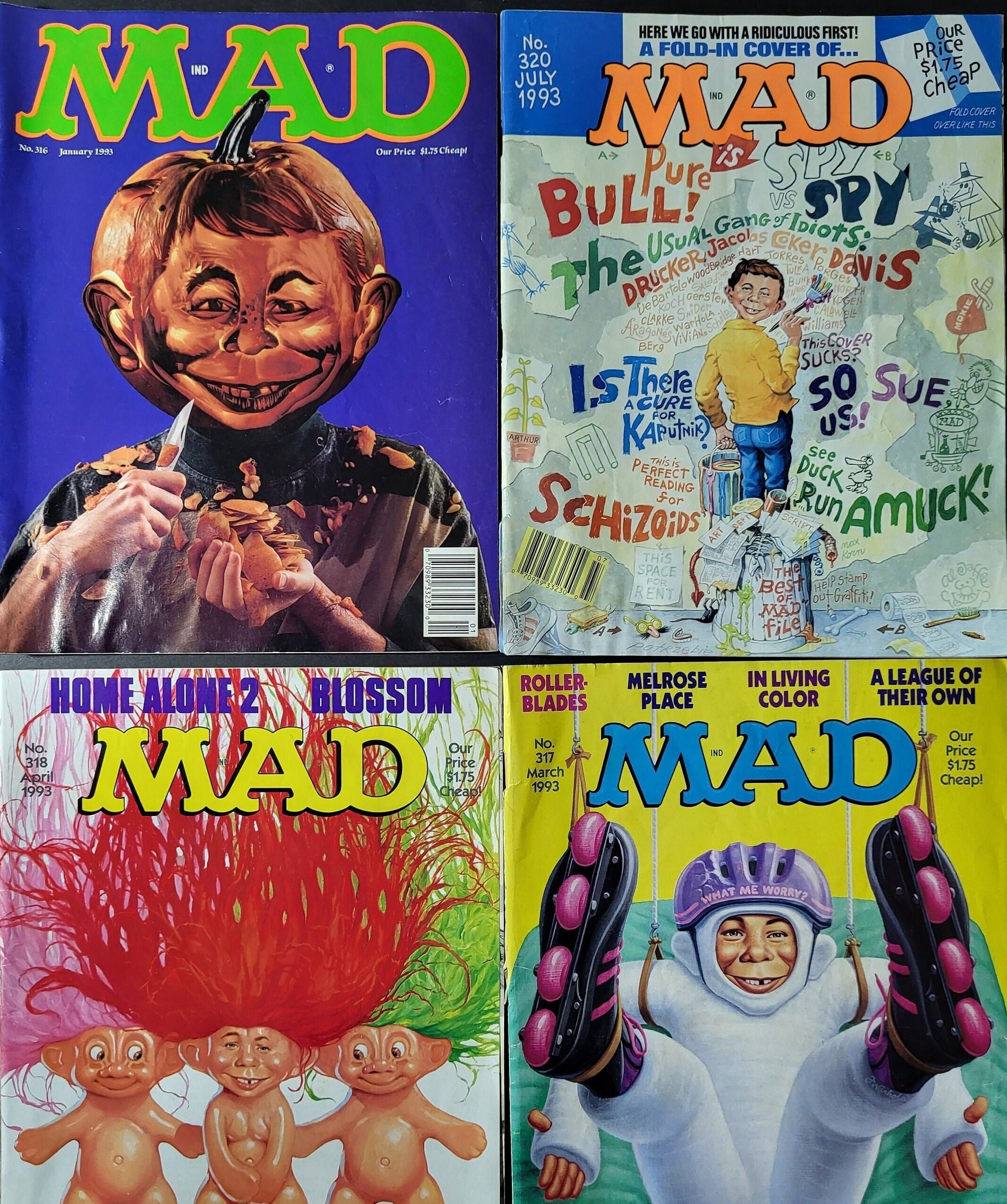 Mad Magazine Covers 1980s