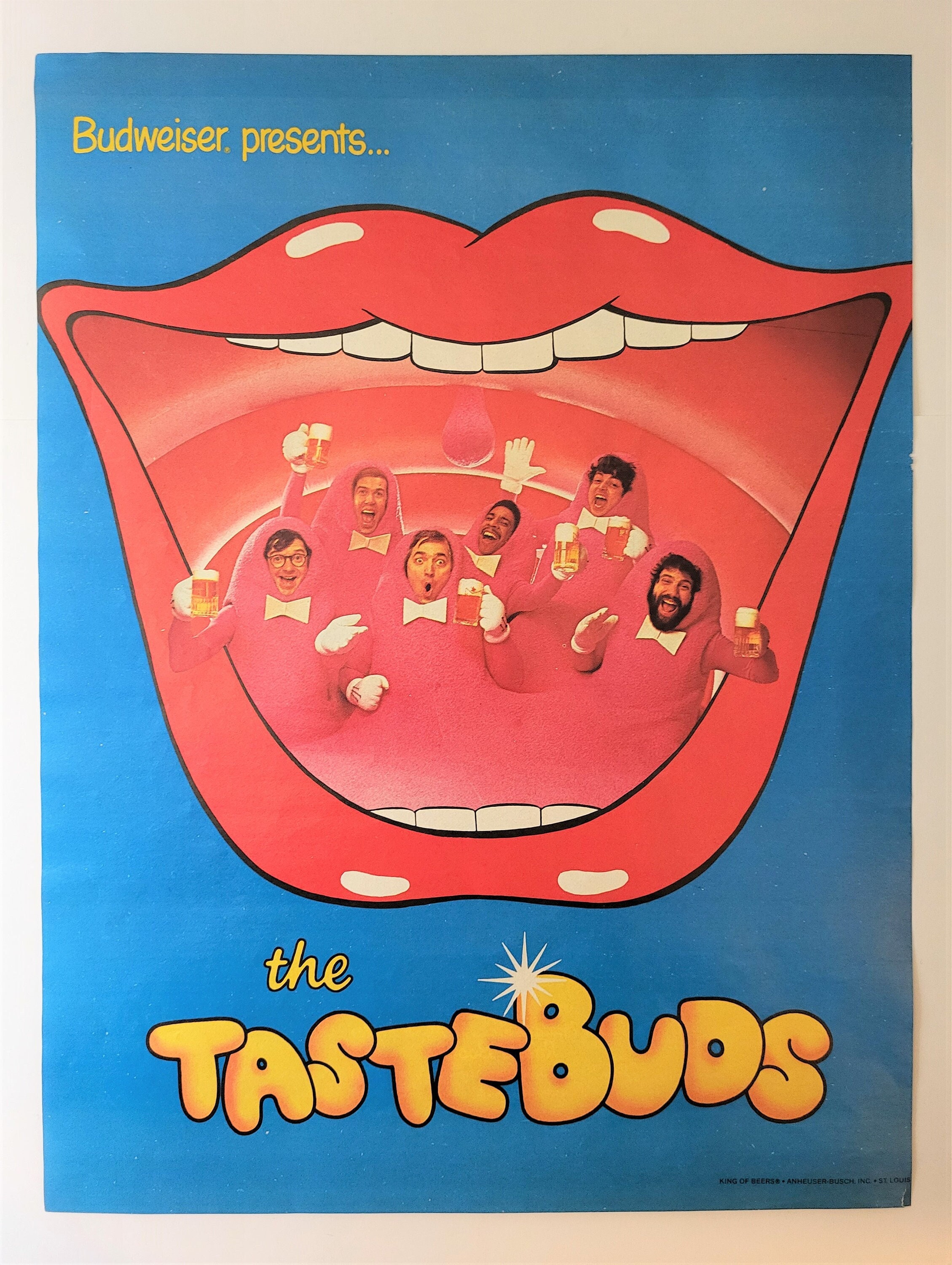 1979 Budweiser Ad the Tastebuds Original Vintage Magazine Ad - Etsy