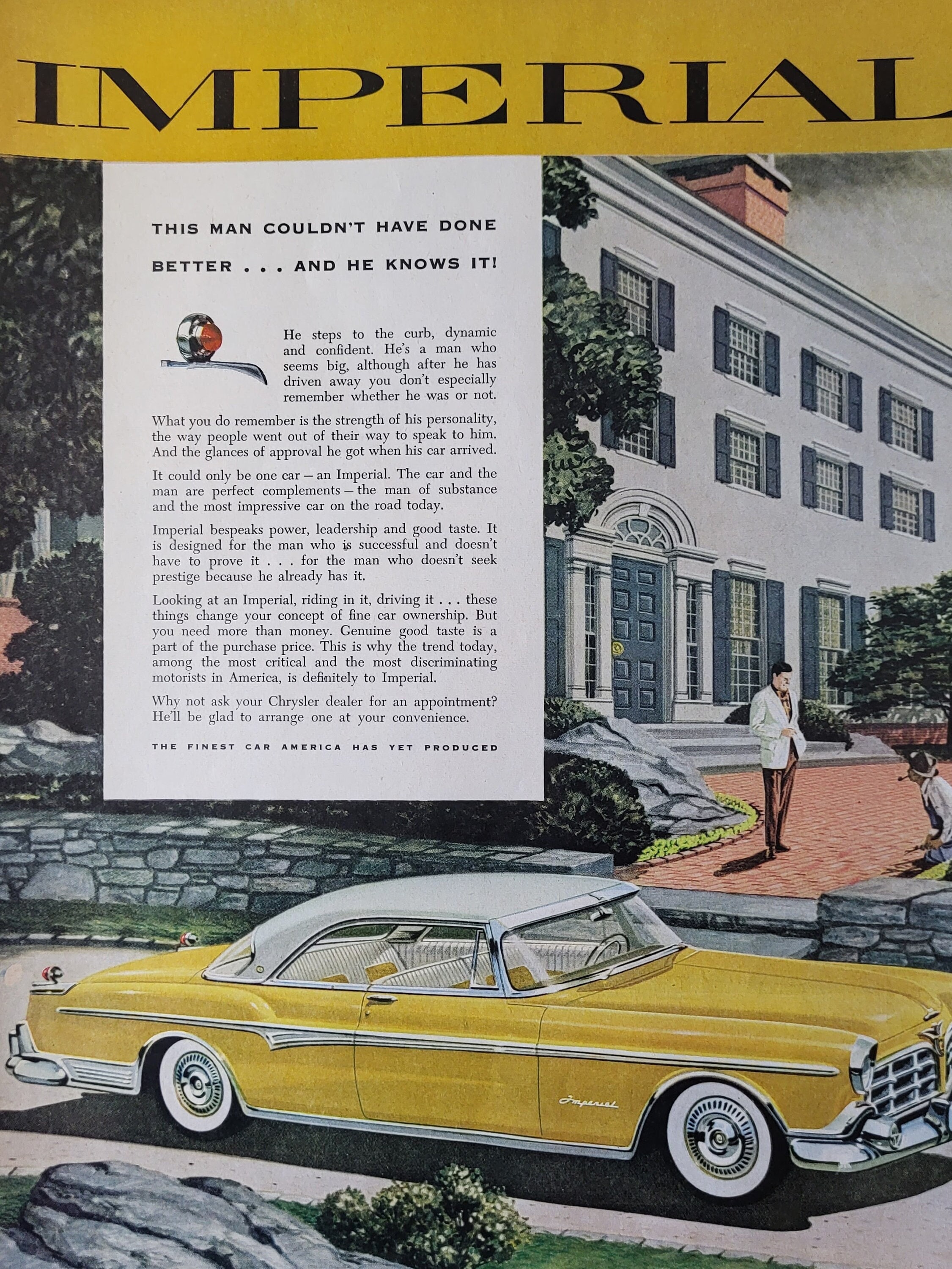 1955 Chrysler Imperial Ad Coches antiguos Anuncios antiguos - Etsy España