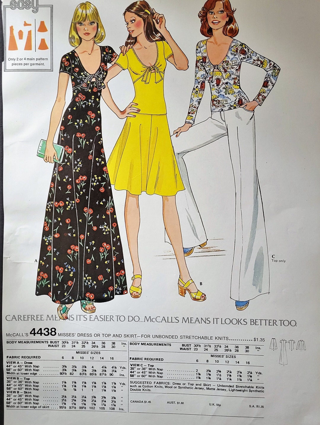 70's Mccall's Pattern Book Pages - Etsy