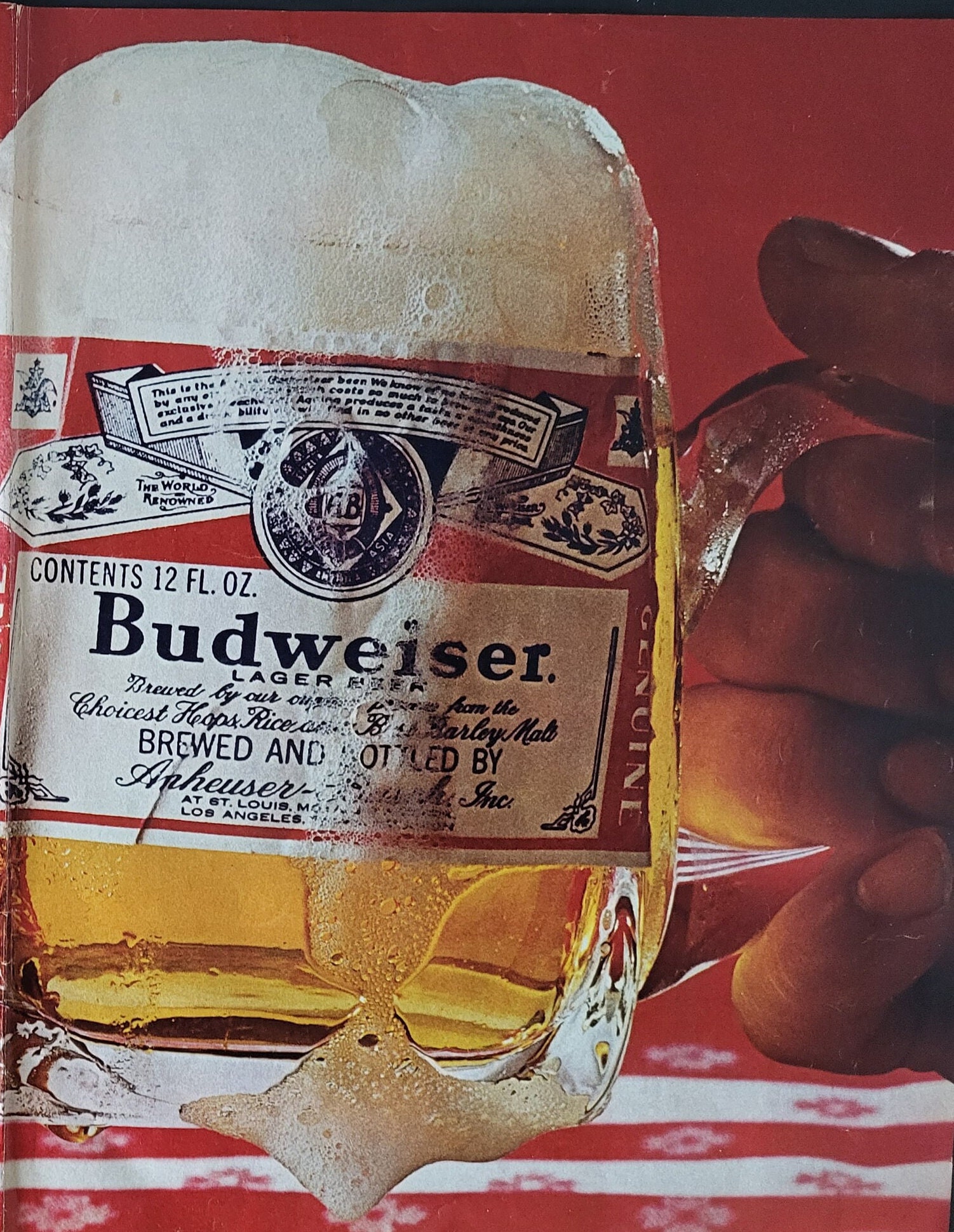 Budweiser Ad 2-page Original Vintage Magazine Advertisement Ready to ...