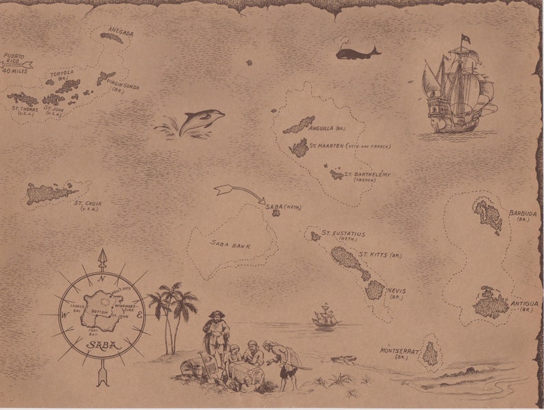 Treasure Mapdigital Downloadbirthday Party Game Pirates Treasure Hunt ...